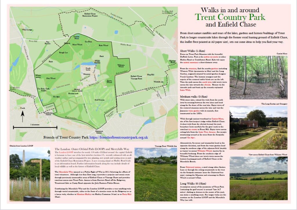 Walks in and around Trent Country Park and Enfield Chase - Friends of ...